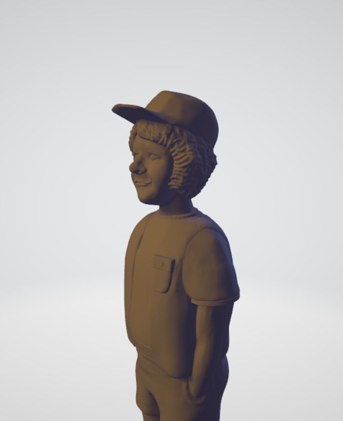 Dustin Stranger Things 3D model 3D printable | CGTrader