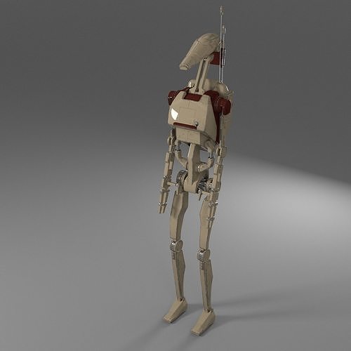 Star Wars Battle Droid 3D model | CGTrader