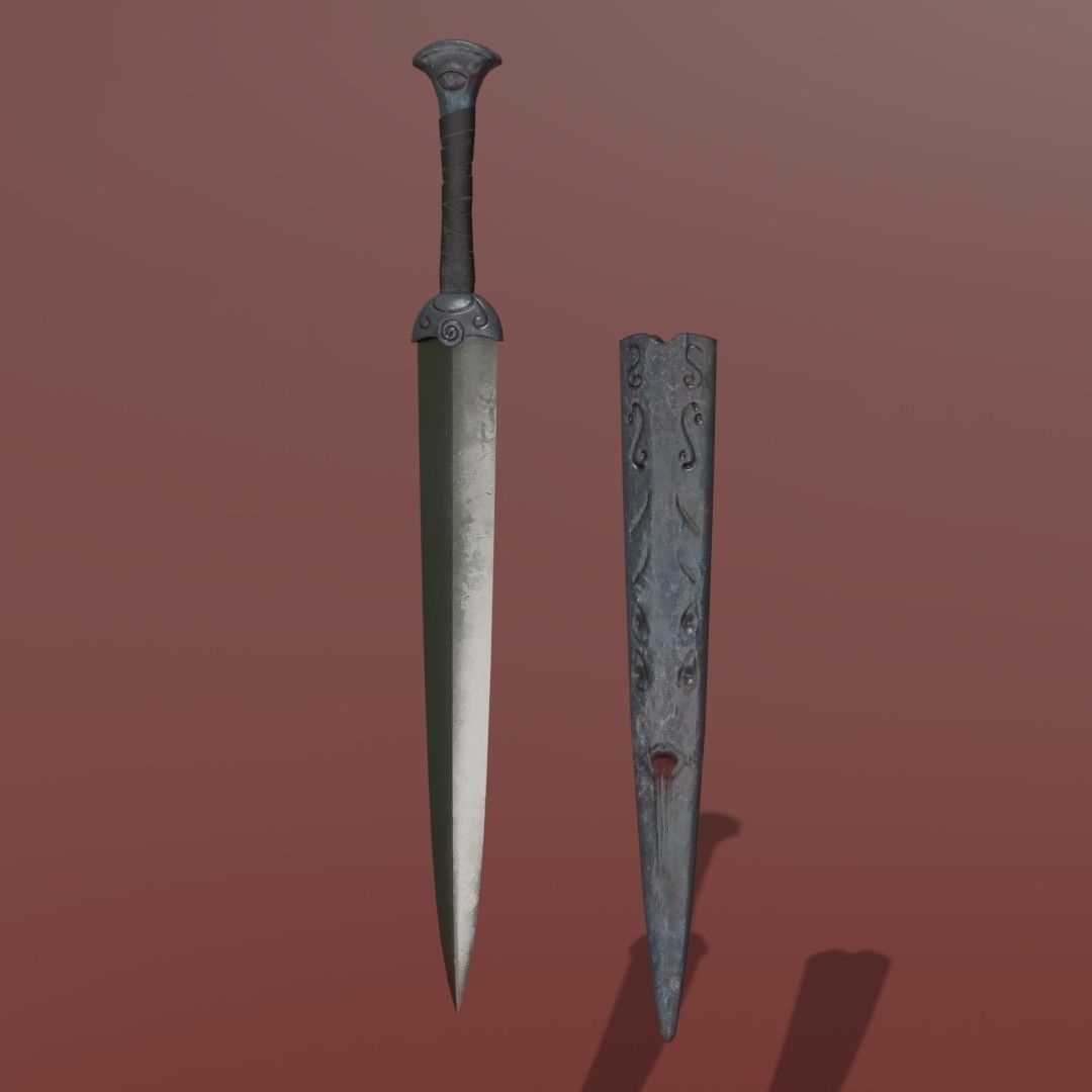 3D model Warlock Dagger VR / AR / low-poly | CGTrader