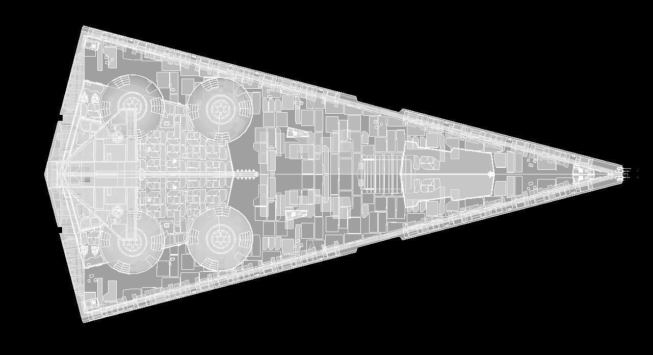 Interdictor - Immobilizer 418 Star Destroyer - Star Wars 3D model ...