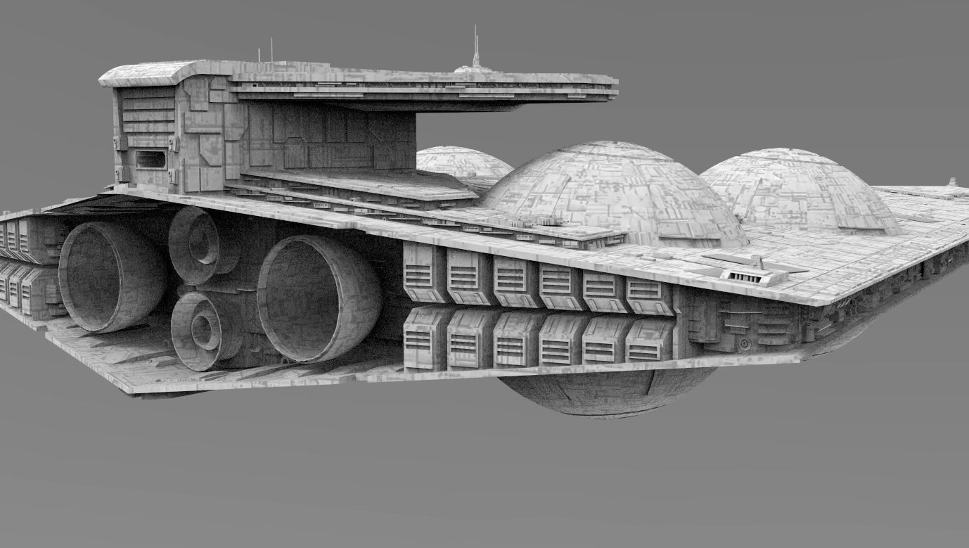 Interdictor - Immobilizer 418 Star Destroyer - Star Wars 3D model ...