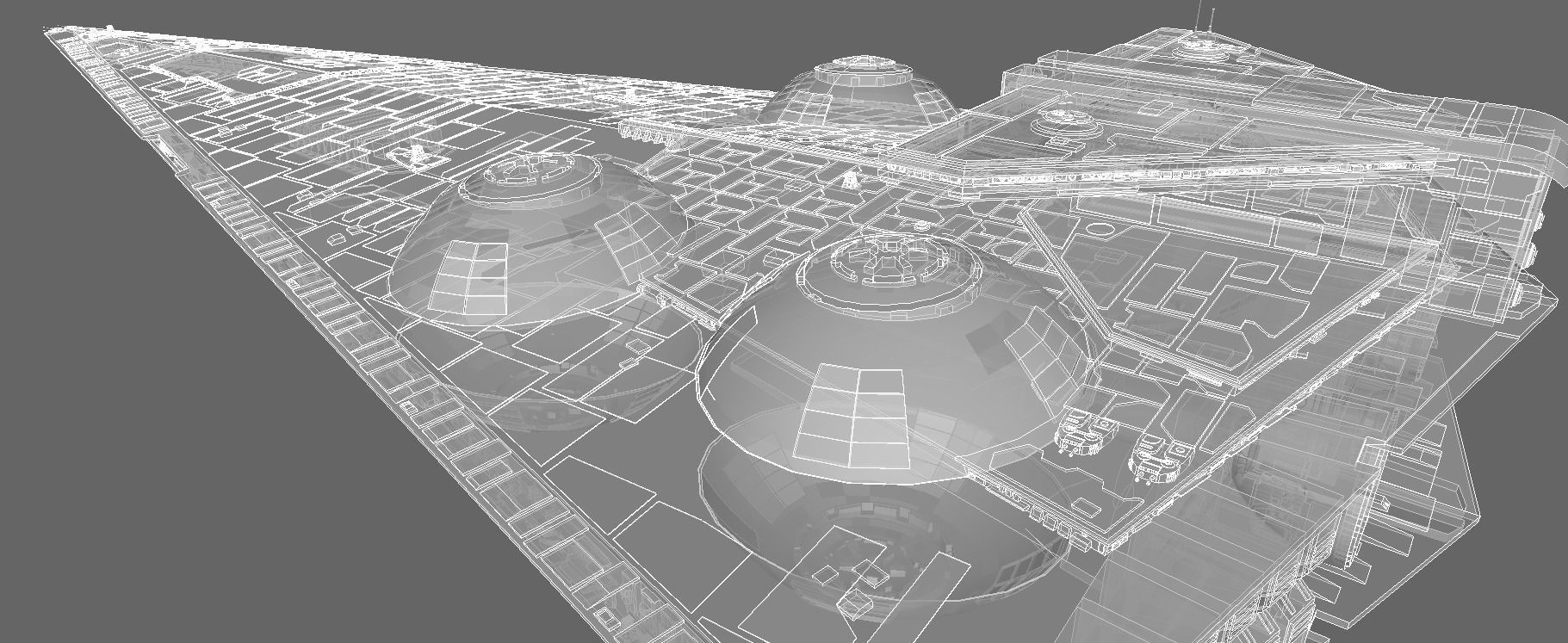 Interdictor - Immobilizer 418 Star Destroyer - Star Wars 3D model ...