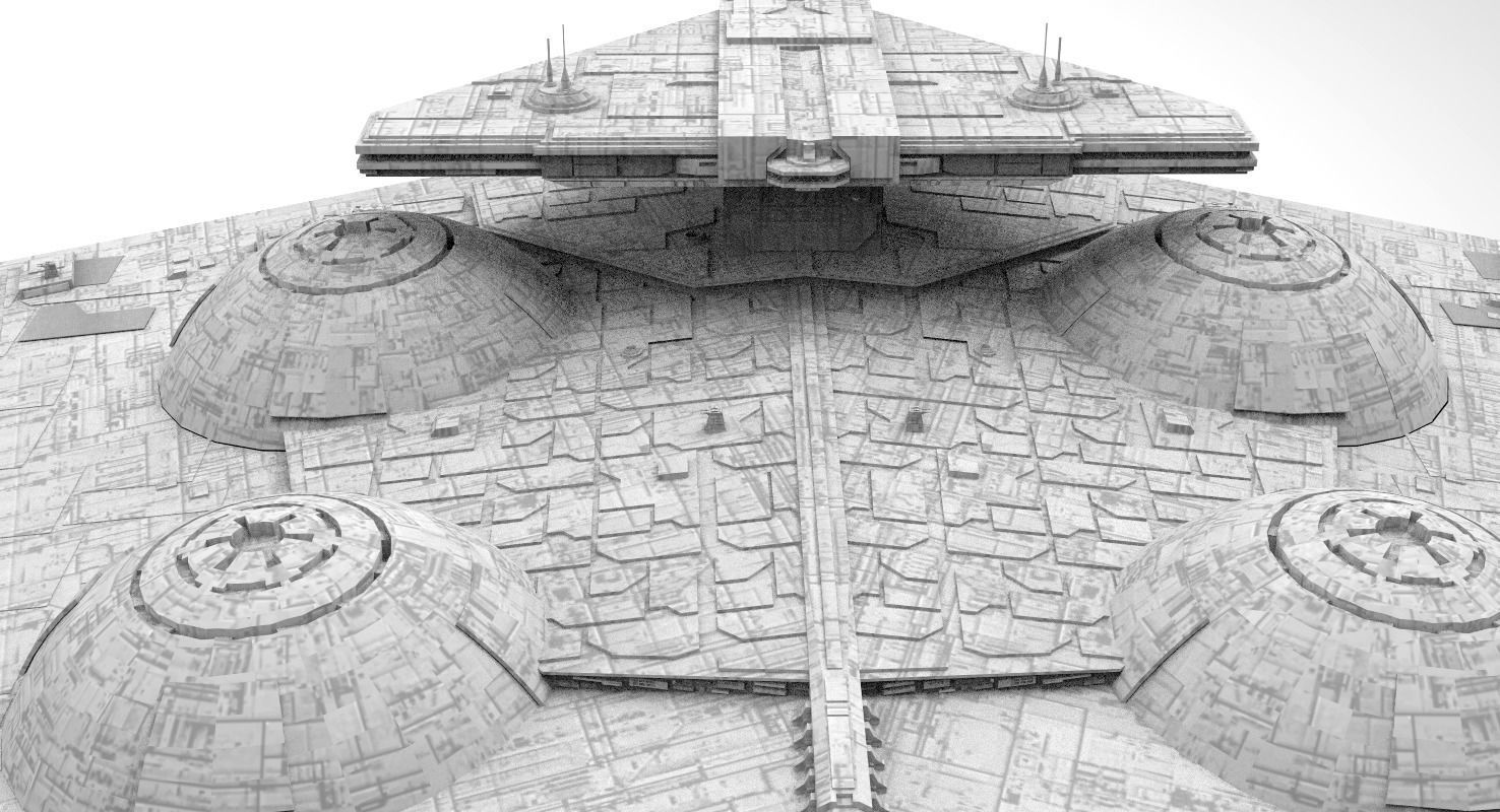 Interdictor - Immobilizer 418 Star Destroyer - Star Wars 3D model ...