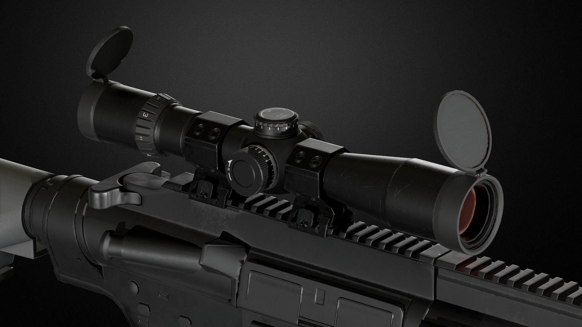 3D model Weapon attachments pack VR / AR / low-poly | CGTrader