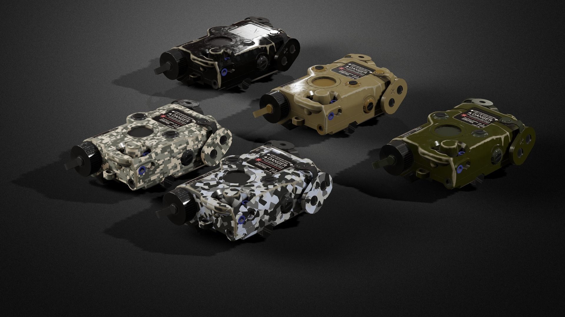 3D model Weapon attachments pack VR / AR / low-poly | CGTrader