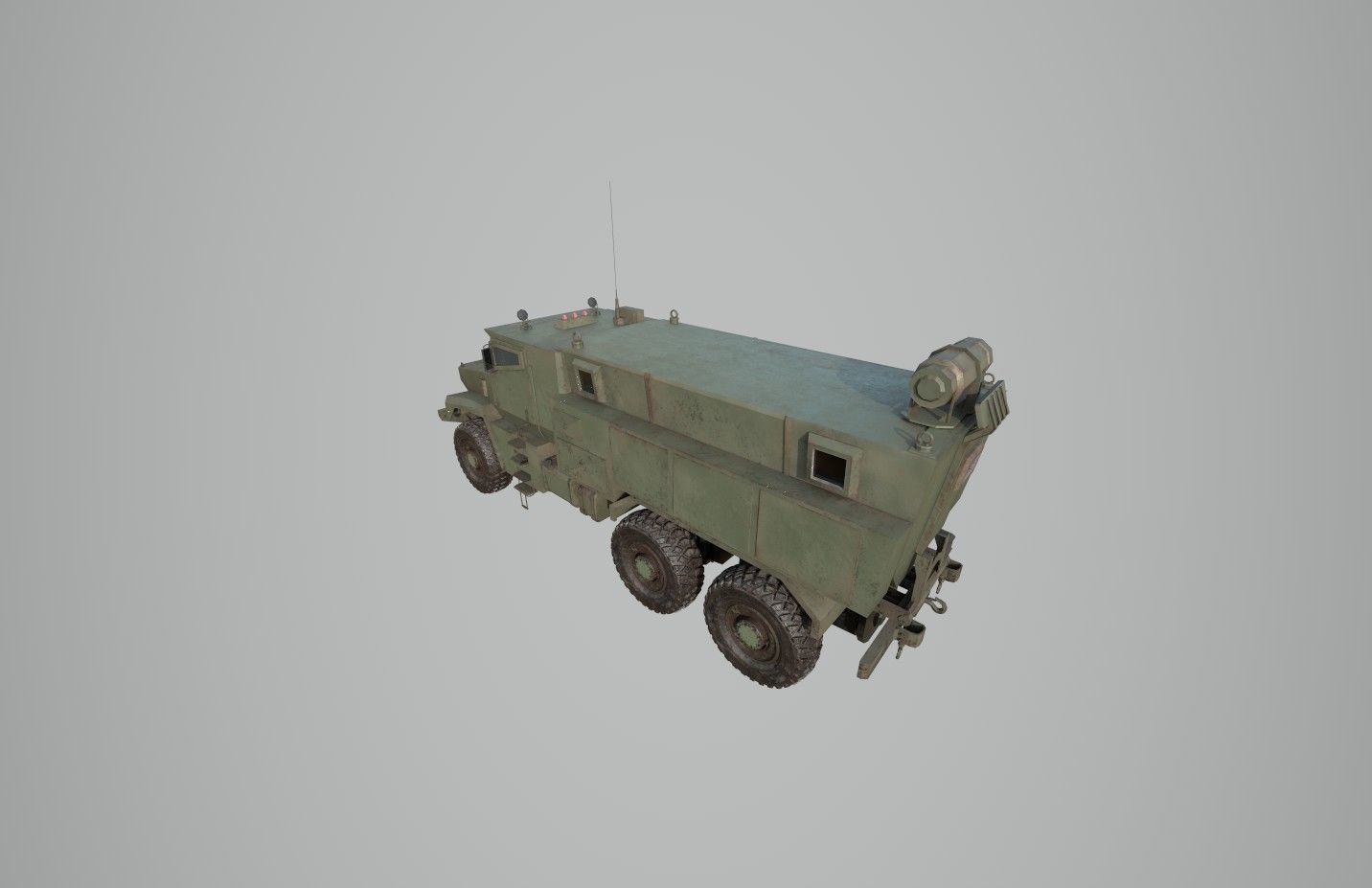 ural typhoon 3D model | CGTrader