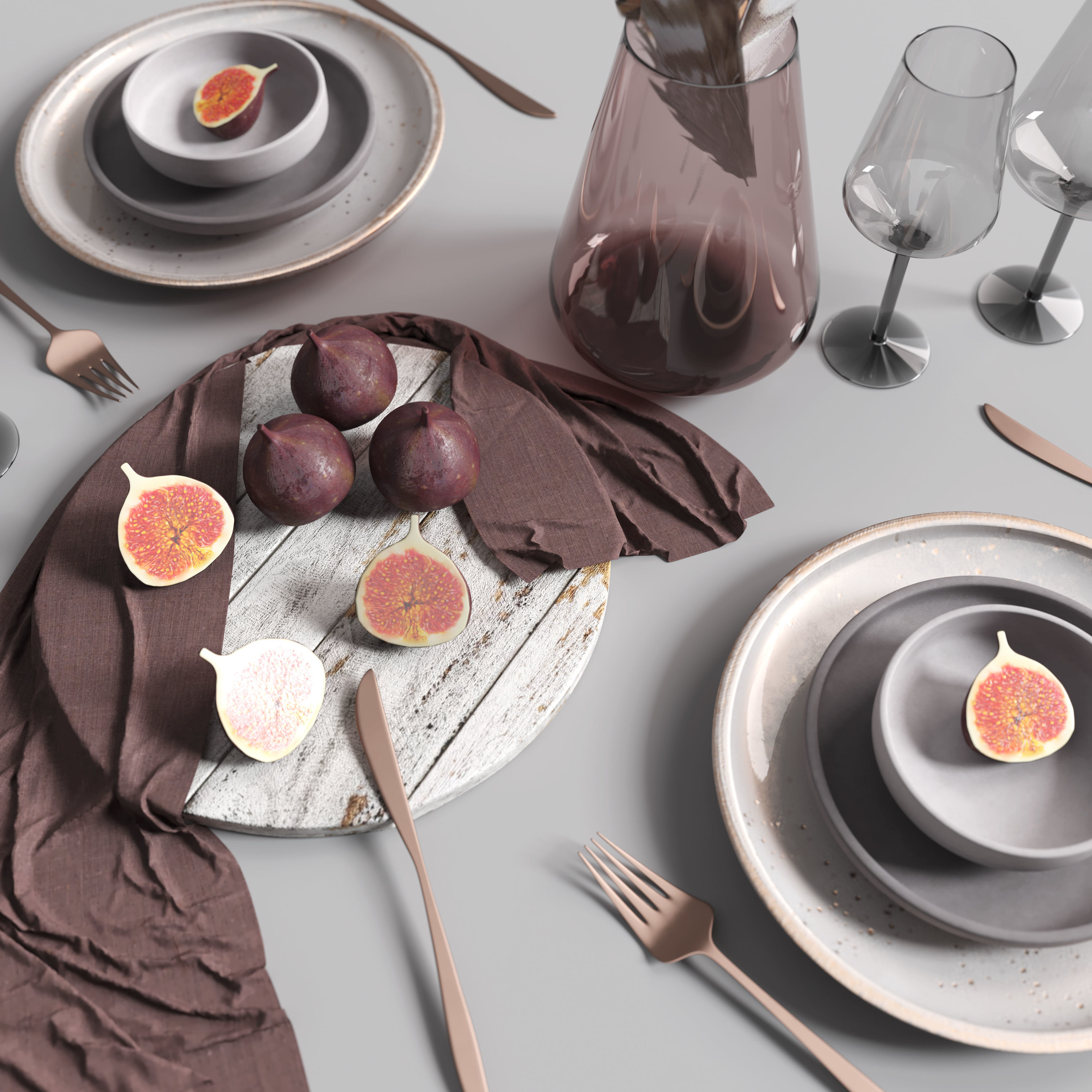 DECORATIV SET 3D model | CGTrader