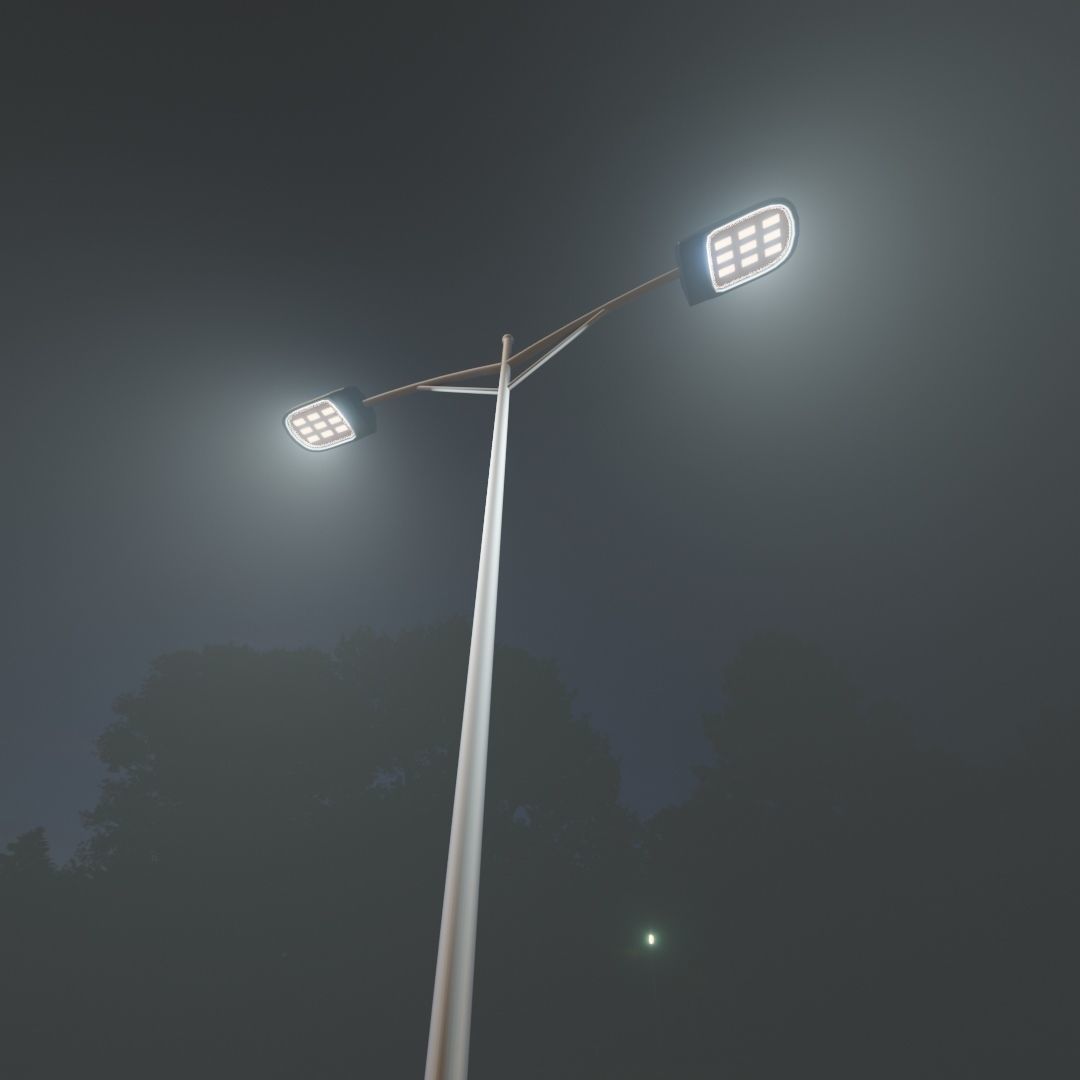 3D model Street Light Poles VR / AR / low-poly | CGTrader