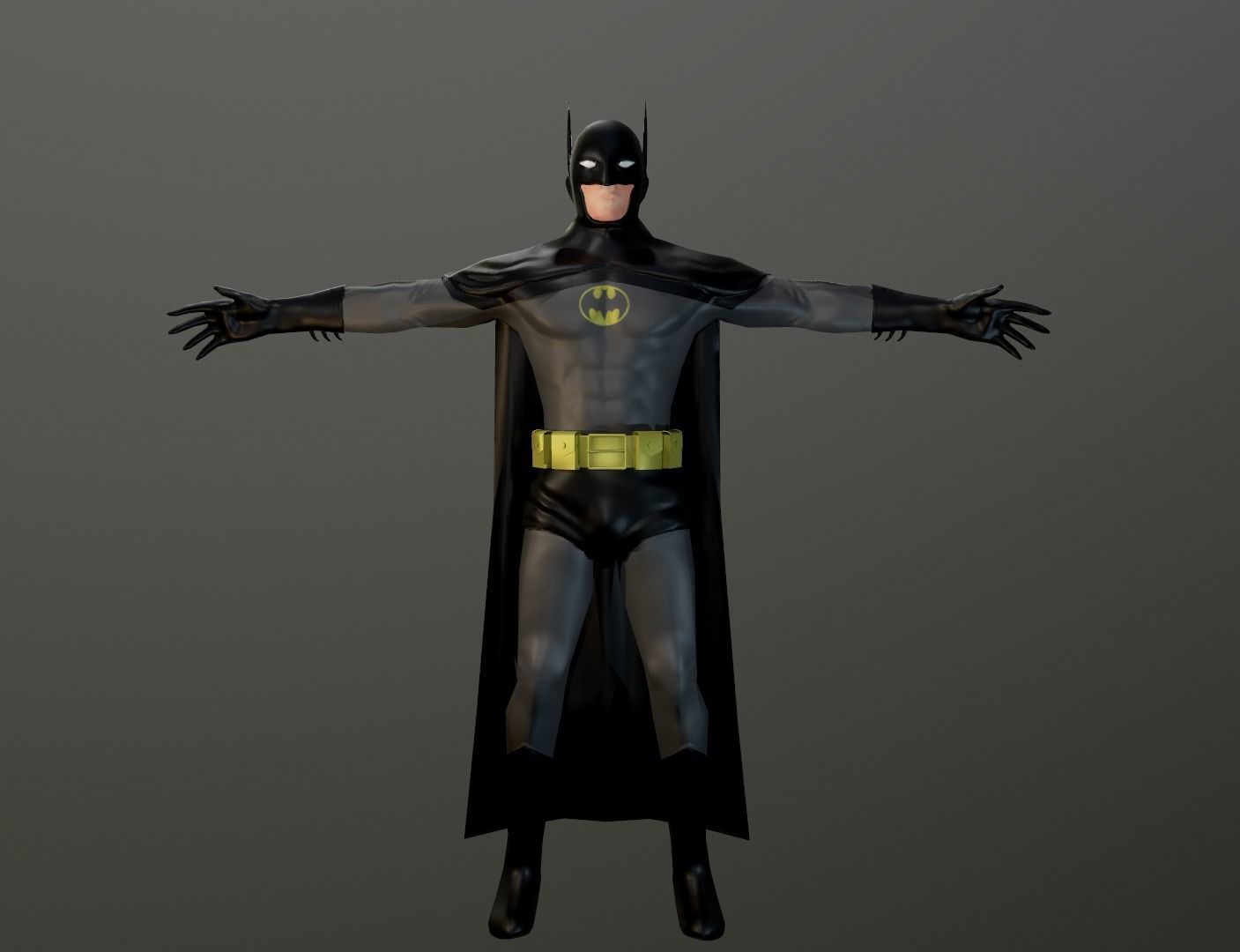 Low Poly Batman 3d Model Low Poly Superhero Cgtrader