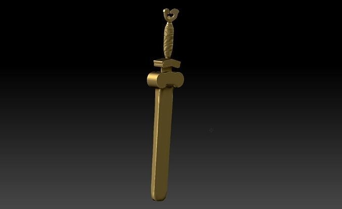 altyn adam sword 3D model | CGTrader