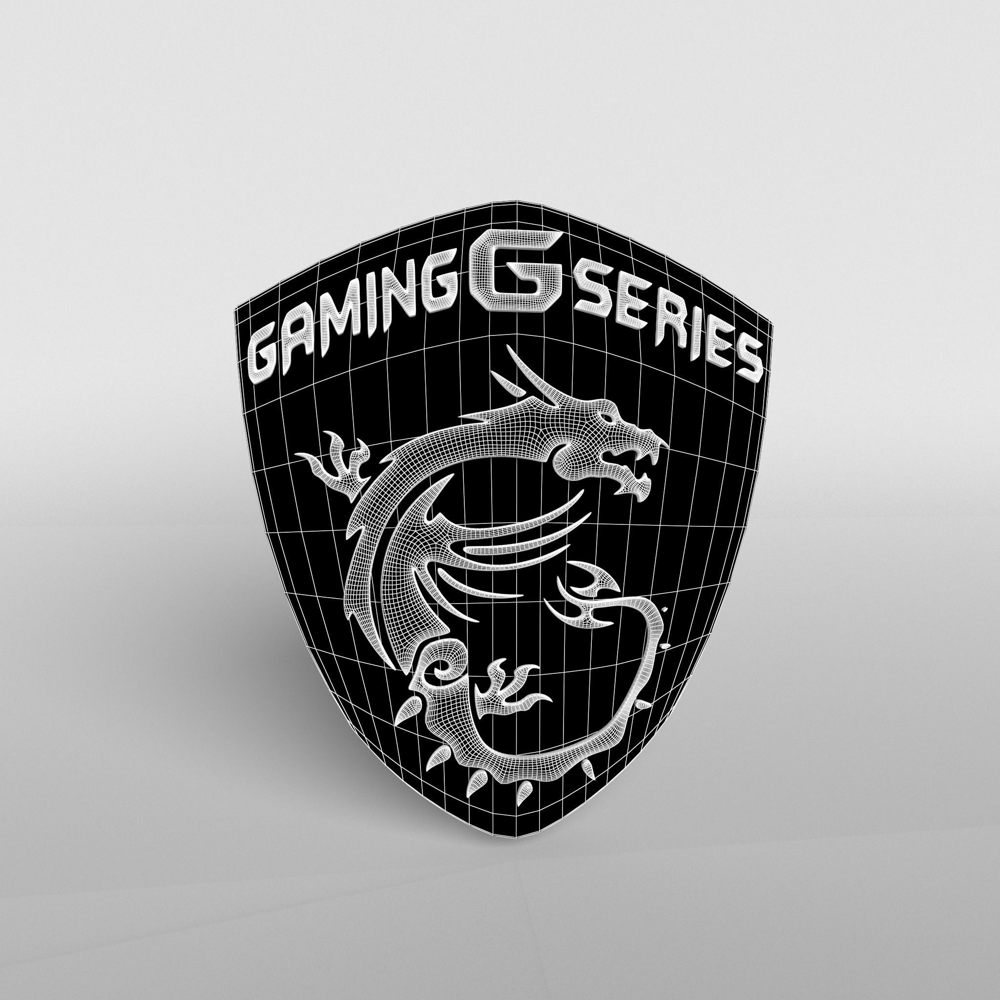 MSI Logo 04 - 8K Texture free 3D model | CGTrader