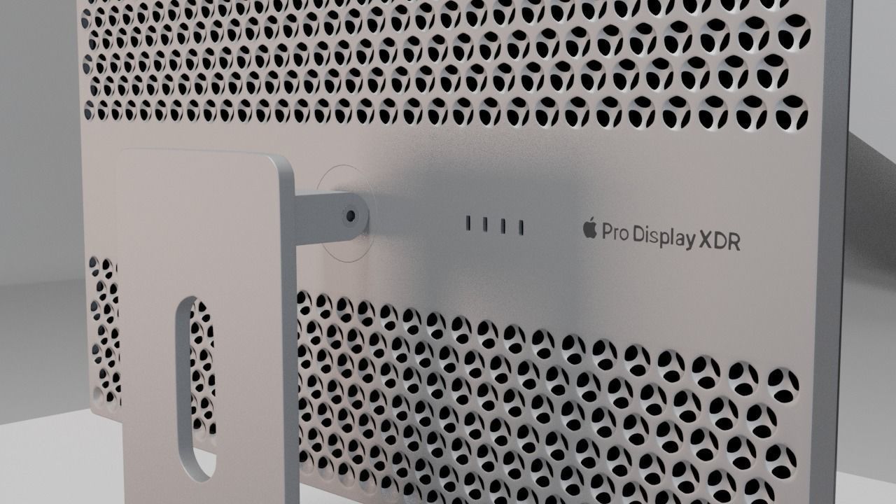 Apple Mac Pro 2019 And DXR Display and Magic Keyboard Mouse PBR free 3D ...