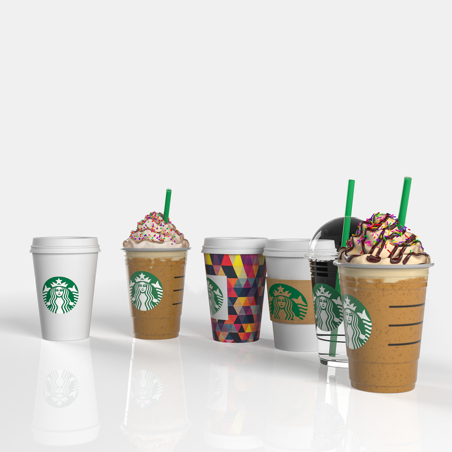 3D model Coffe Cup Starbucks VR / AR / low-poly | CGTrader
