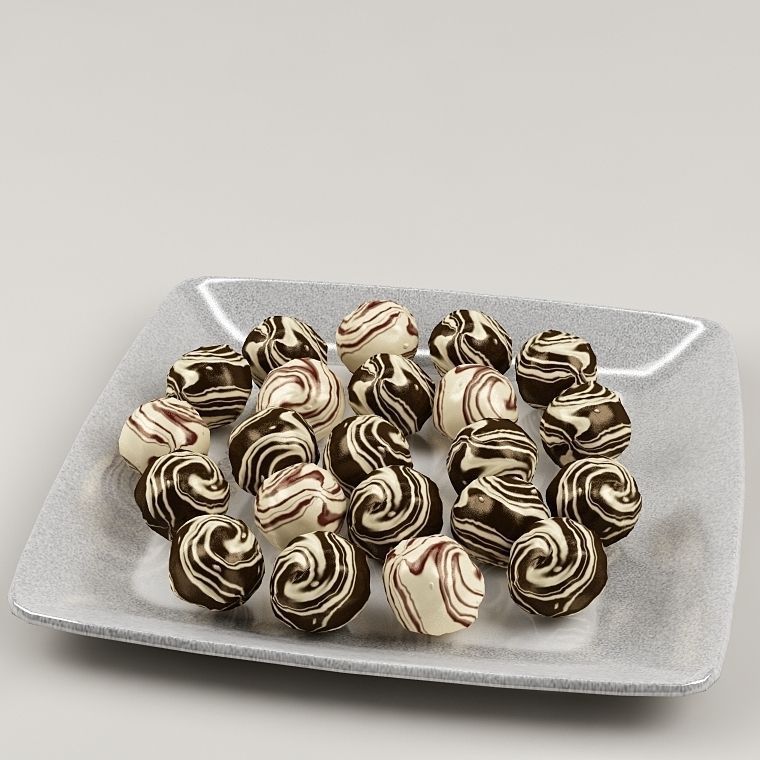 Chocolate candies 02 3D | CGTrader