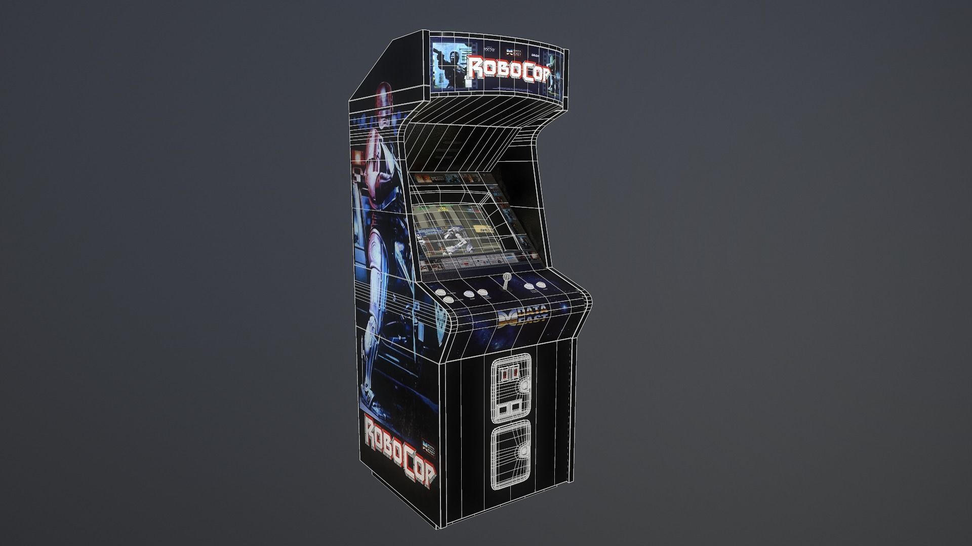 3D model Robocop Arcade Machine VR / AR / low-poly | CGTrader