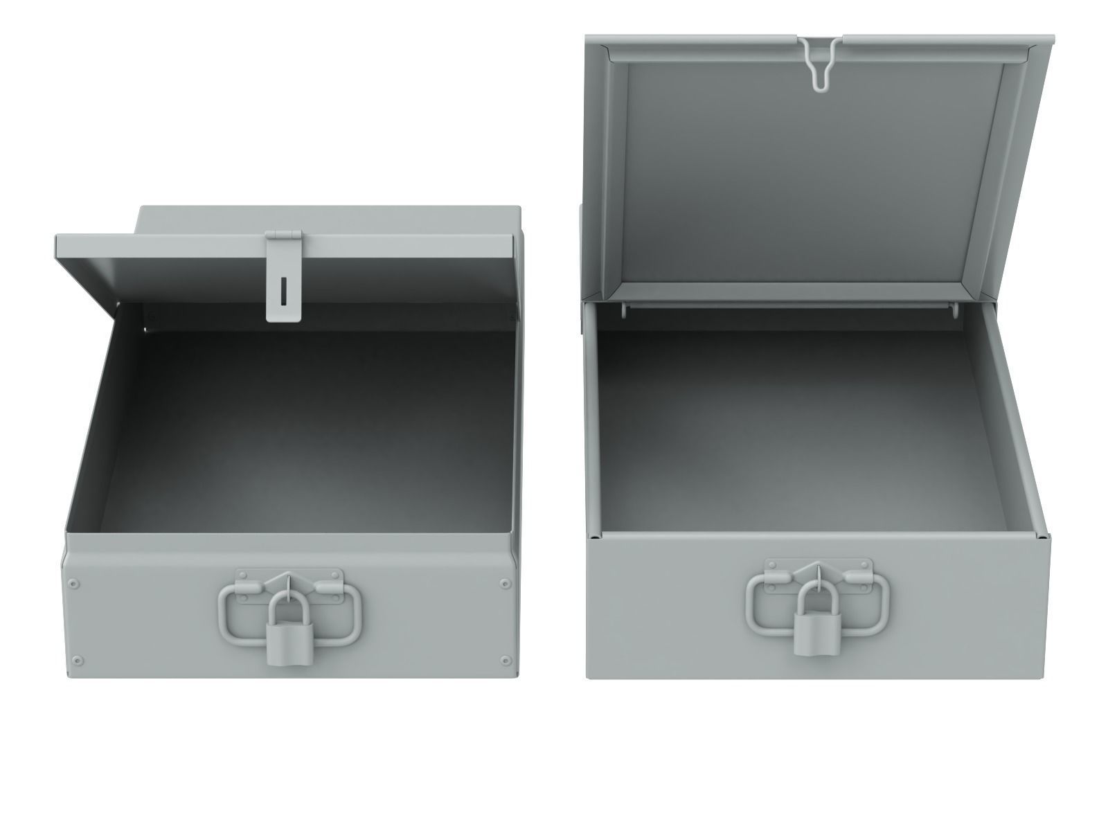 Safety Deposit Boxes with Money Stack 3D model | CGTrader