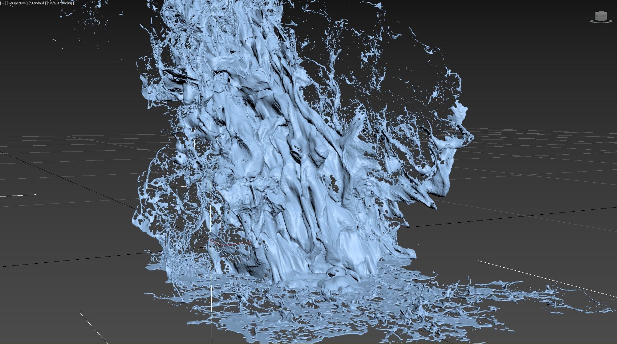 Black Fluid Abstract 3D model animated | CGTrader