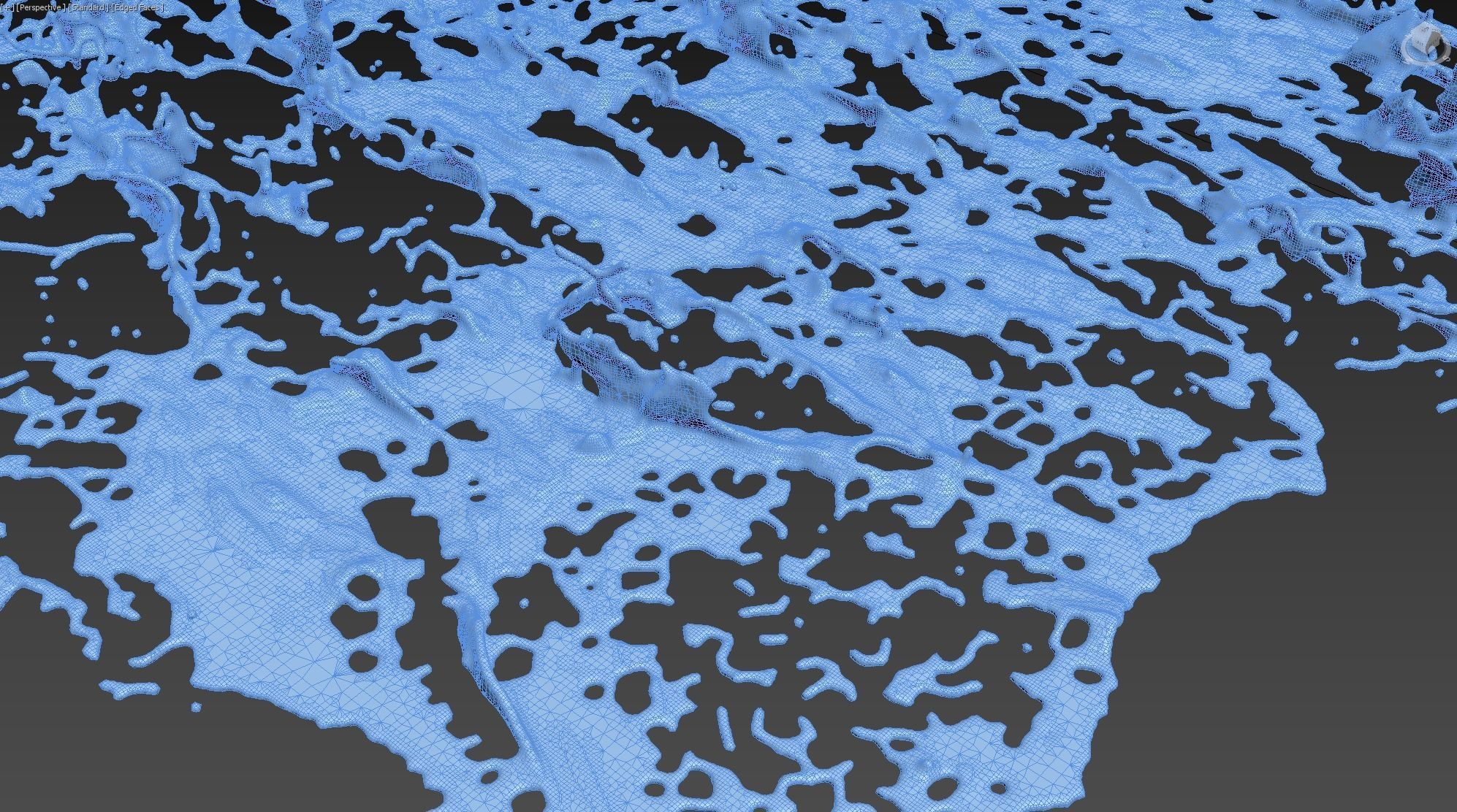 Black Fluid Abstract 3D model animated | CGTrader