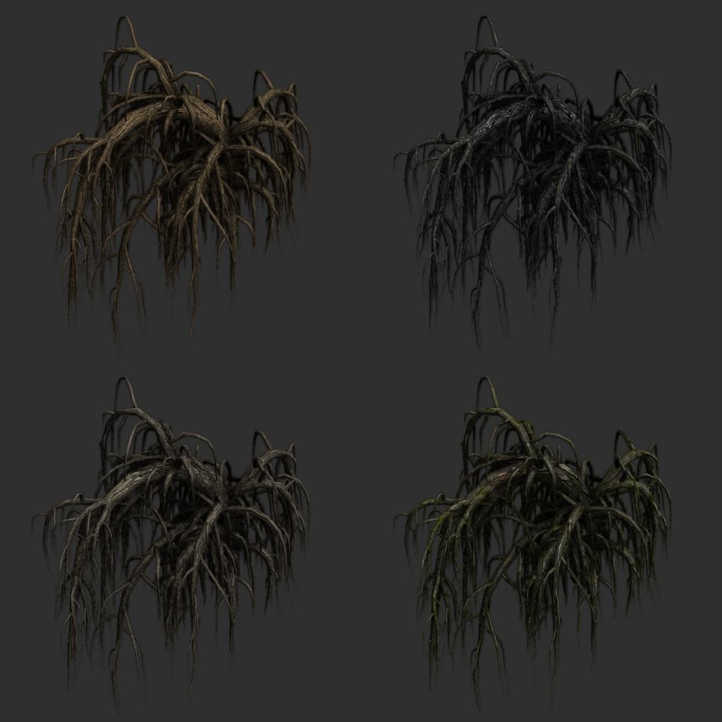 Roots 3D model | CGTrader