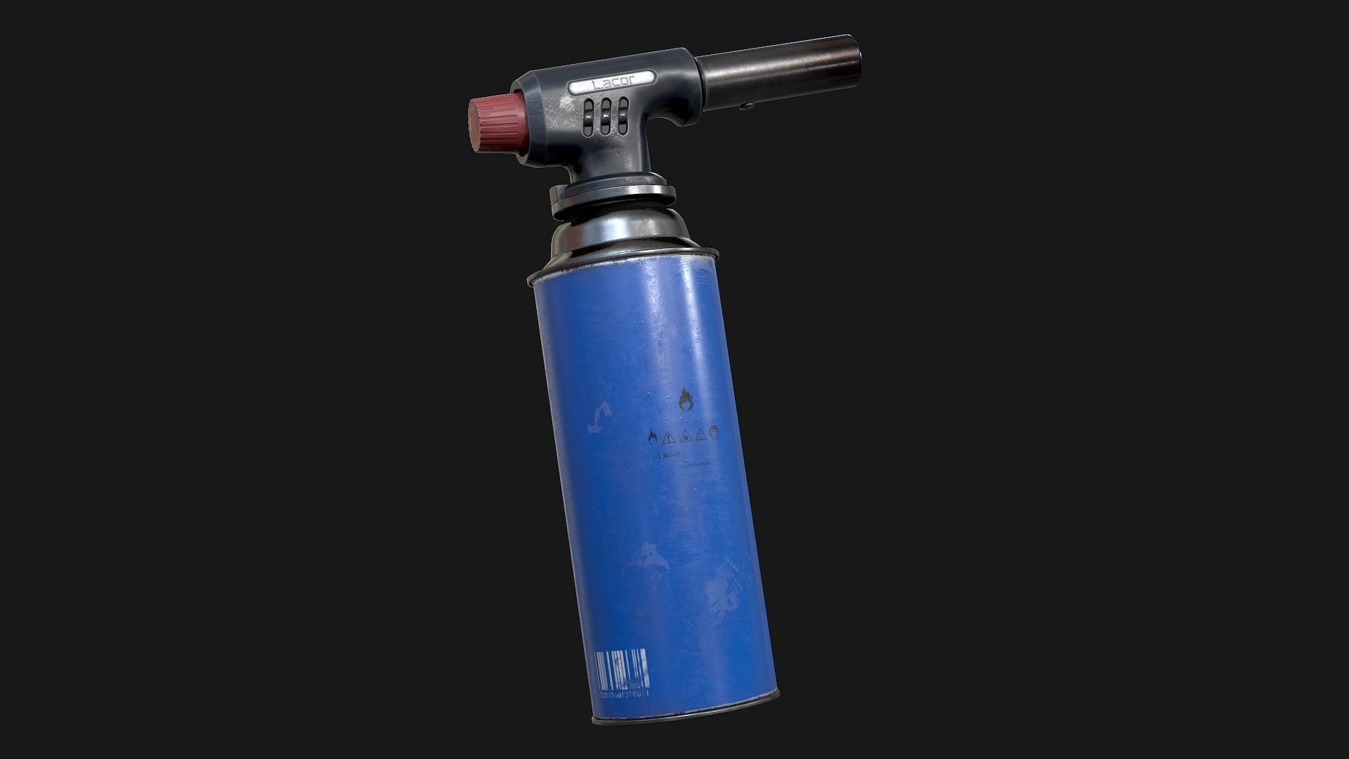 3D model Propane Buthane Blowtorch AAA Game Ready Asset Prop VR / AR ...
