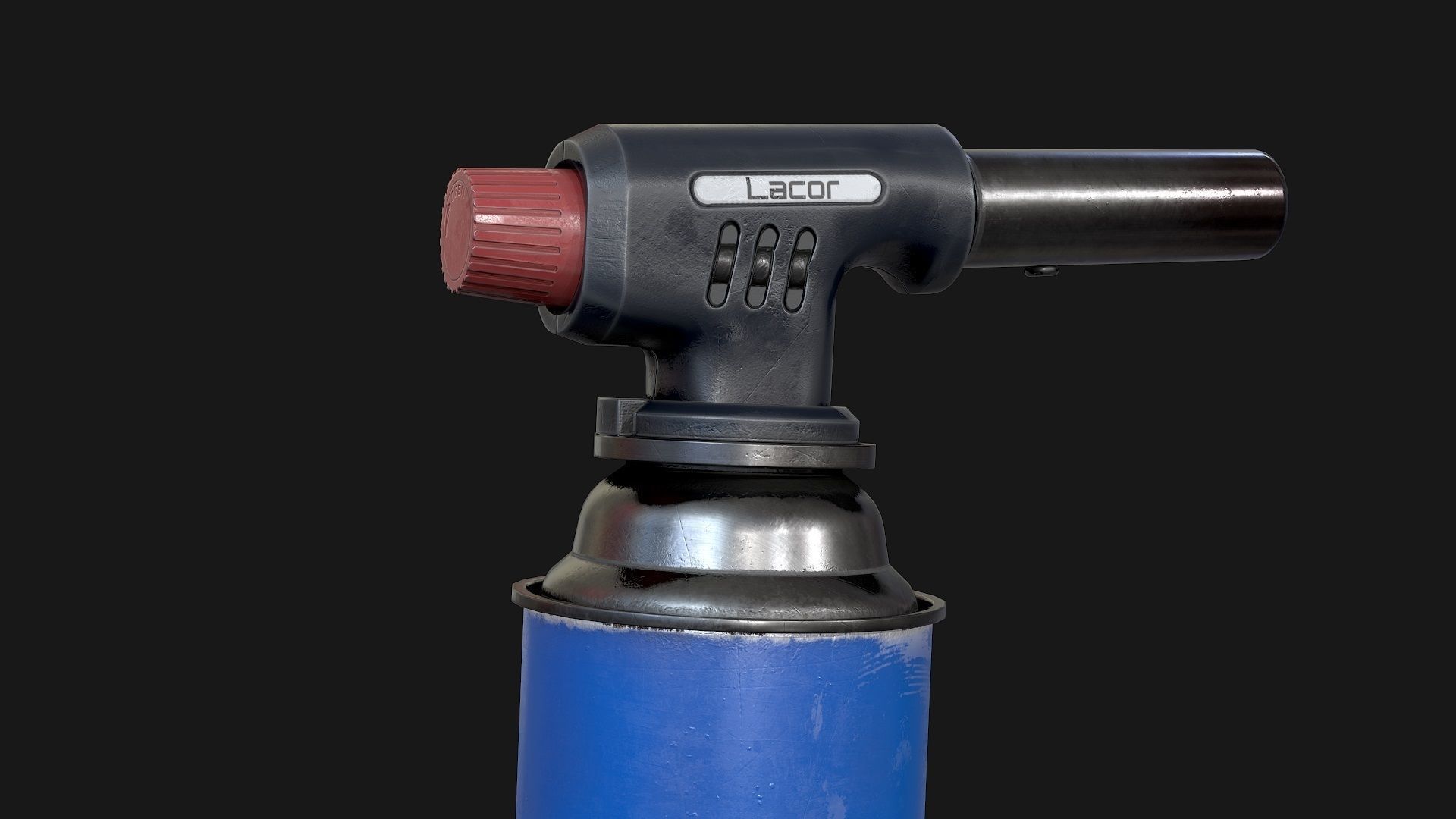 3D model Propane Buthane Blowtorch AAA Game Ready Asset Prop VR / AR ...
