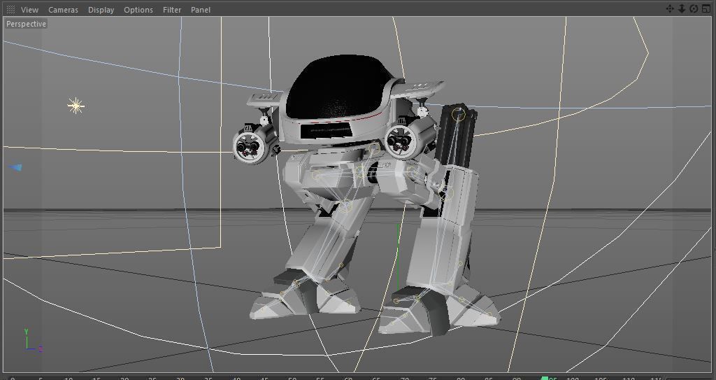 ED 209 3D model 3D printable | CGTrader