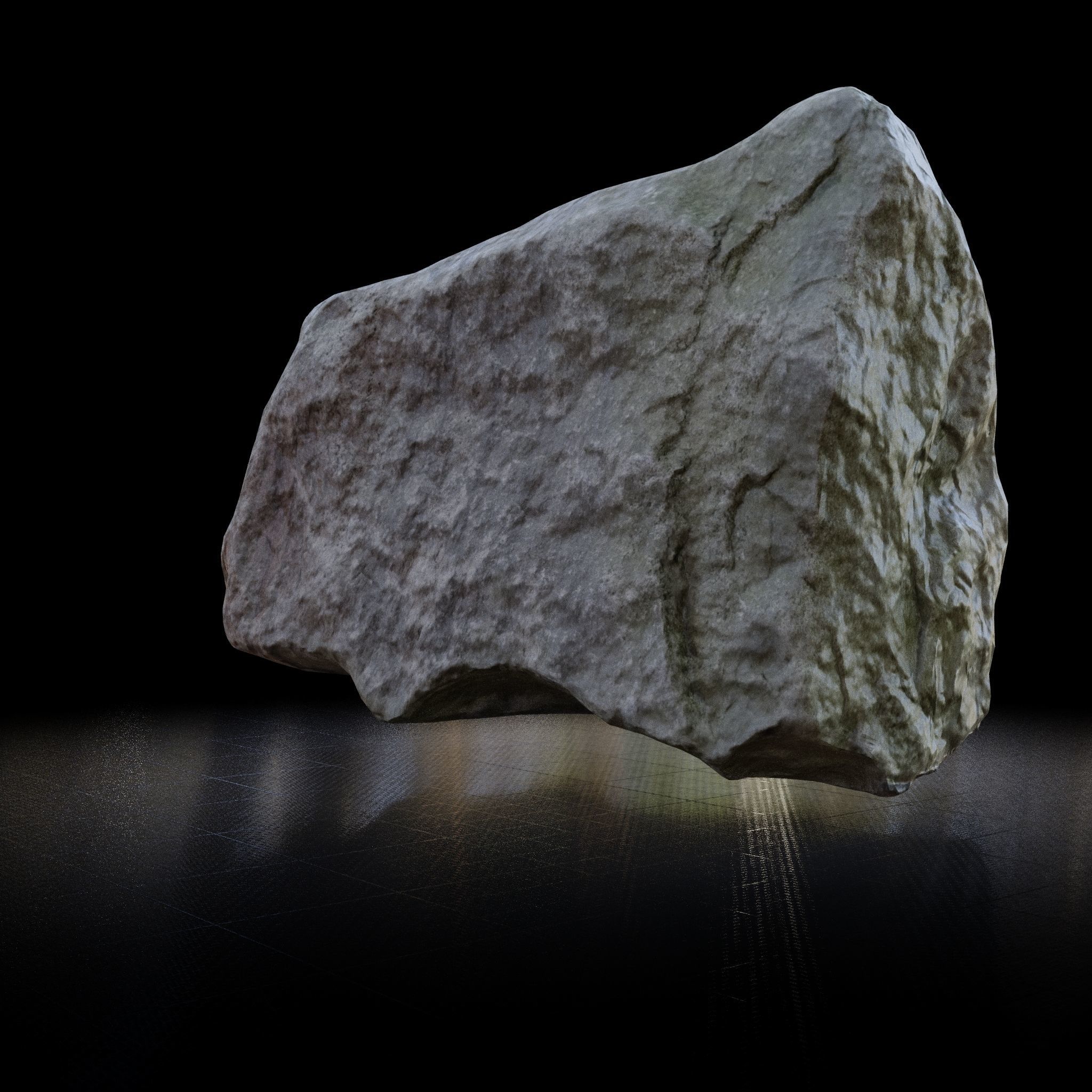 3D model Rock 3D model - Photoscanned PBR Textures - Low-High Poly VR ...