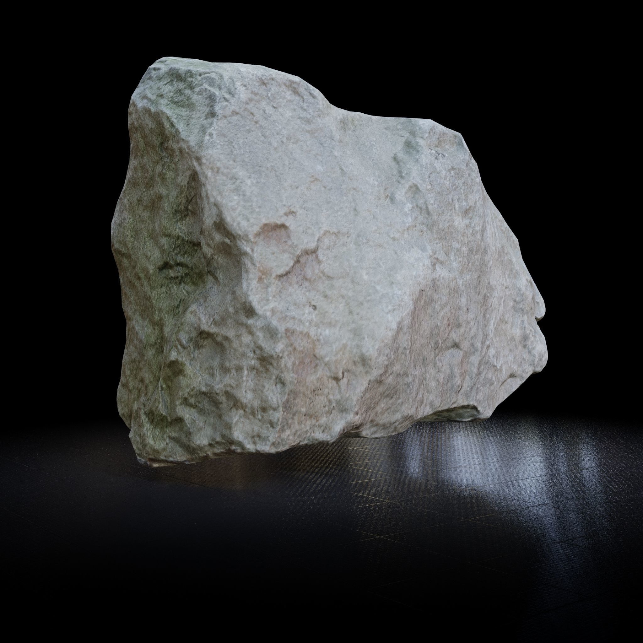 3D model Rock 3D model - Photoscanned PBR Textures - Low-High Poly VR ...