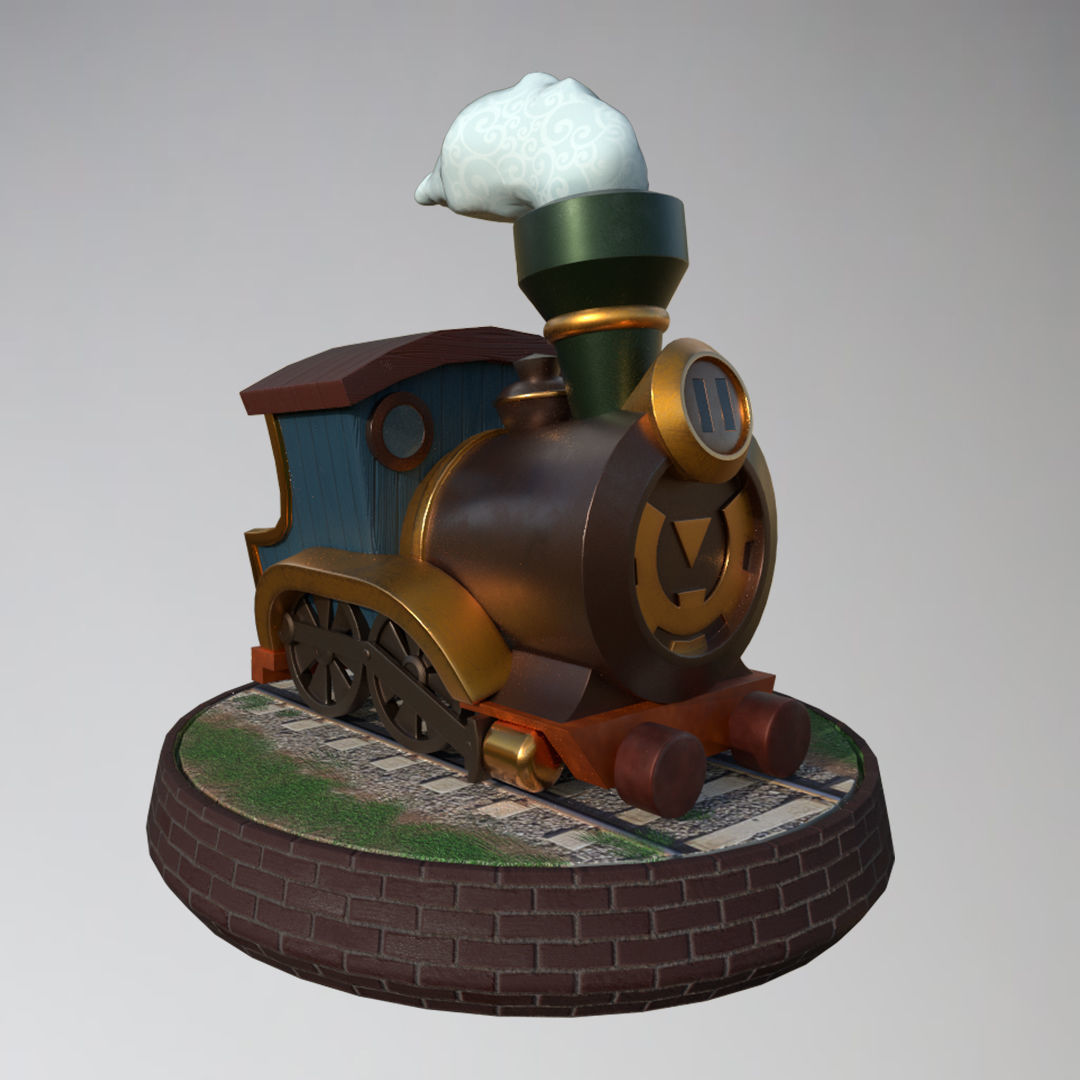 Zelda Spirit Tracks train Miniature 3D model 3D printable | CGTrader