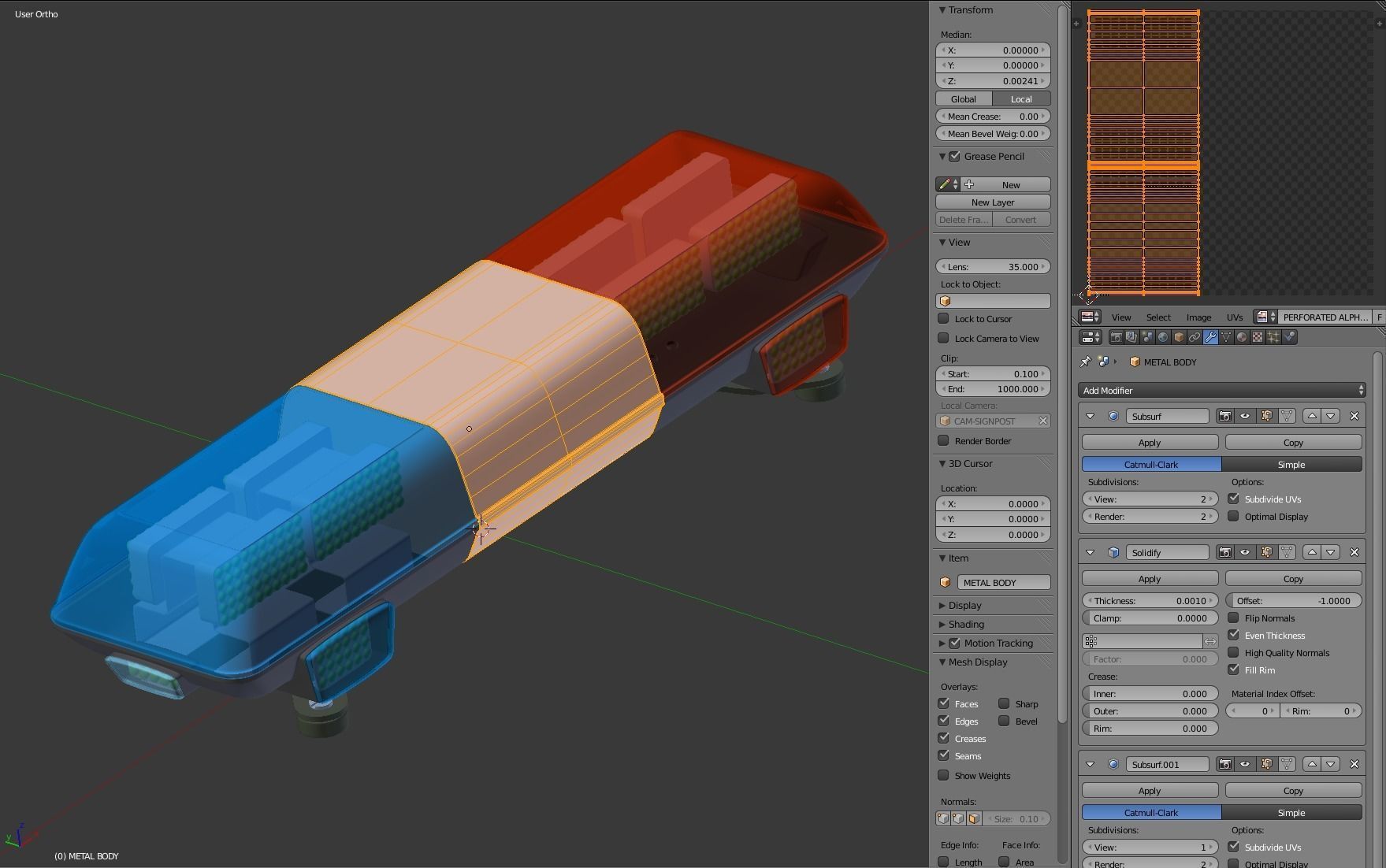 Emergency Light 3D model | CGTrader