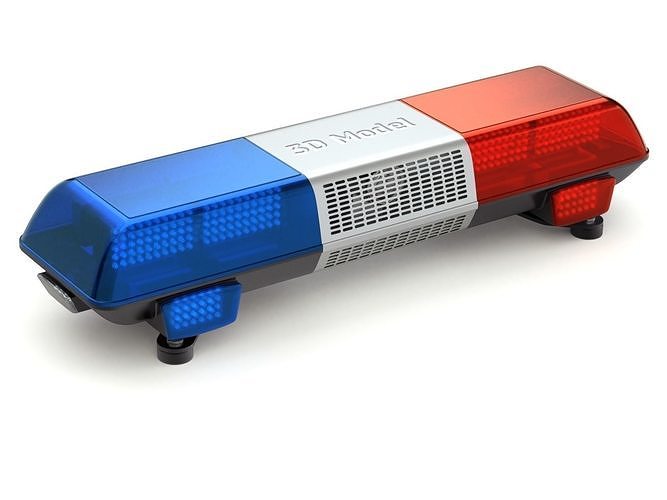 Emergency Light 3D model | CGTrader