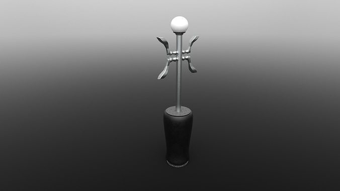 Lam post PBR 3D model | CGTrader