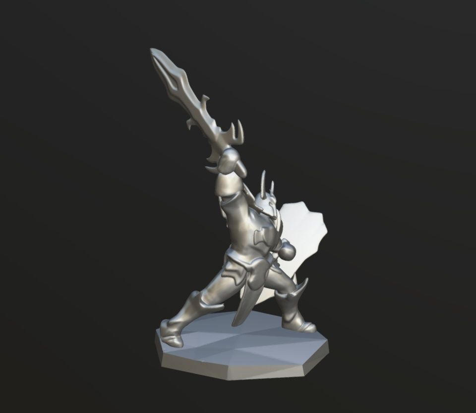 Dark knight 3D model 3D printable | CGTrader