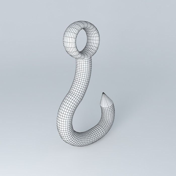 hook free 3D model | CGTrader