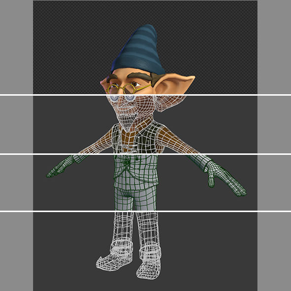 3D model Character Fairy VR / AR / low-poly | CGTrader