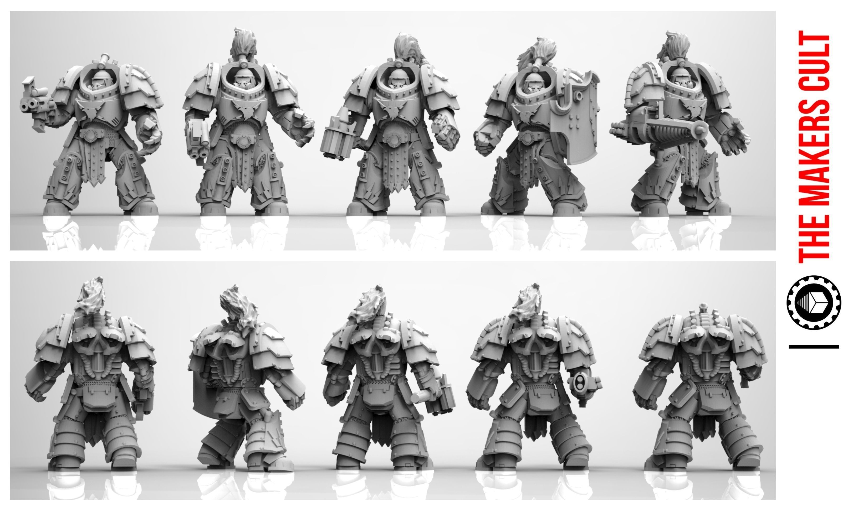 Tempest Knights Jupiter Pattern Exo Suits free 3D model 3D printable ...