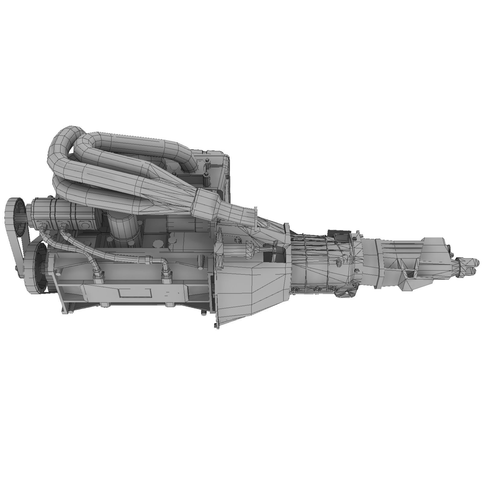 3D model Toyota TRD 4AGE Formula Atlantic engine VR / AR / low-poly ...