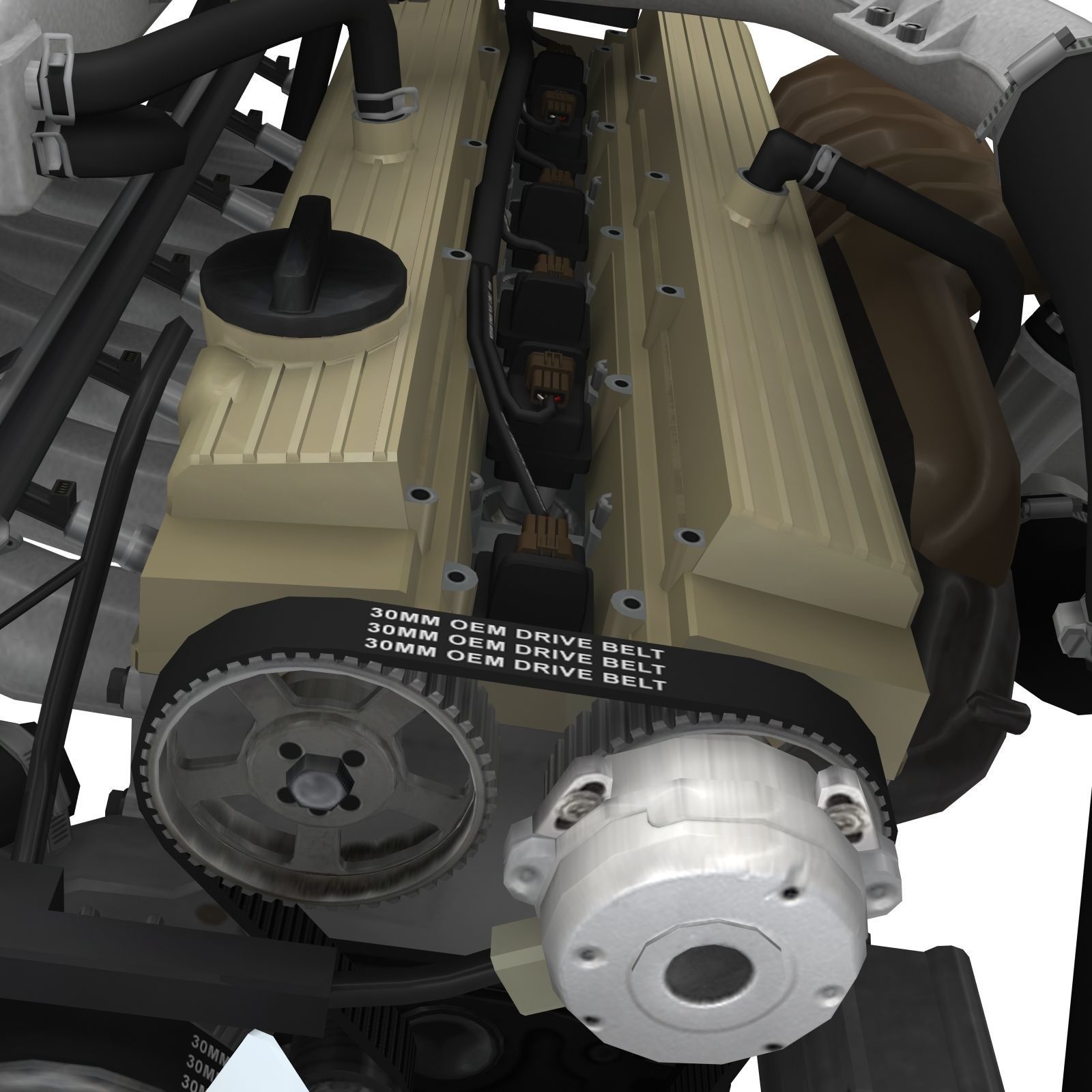 3D model Nissan RB20DET engine VR / AR / low-poly | CGTrader