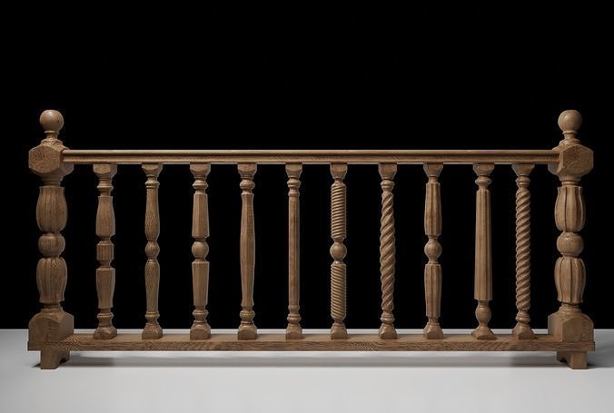 railing 3D model | CGTrader