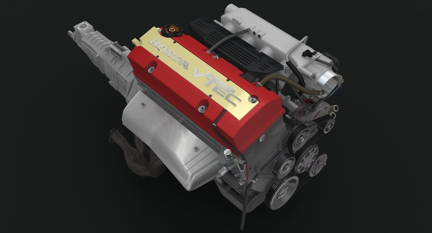 Honda F series engine pack 3D Model Collection | CGTrader