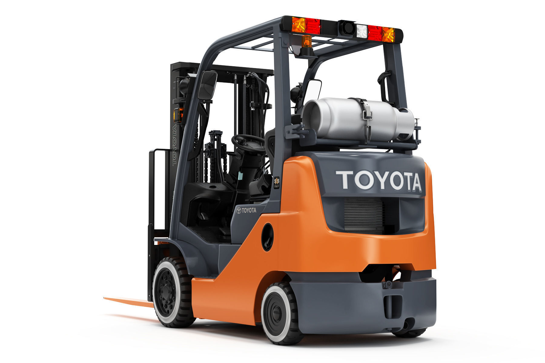 TOYOTA Core IC Cushion Forklift 3D model | CGTrader
