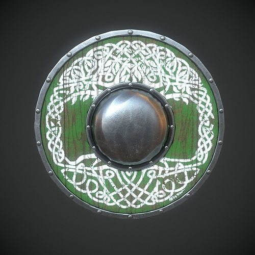 3D model Game Ready Wooden Shield VR / AR / low-poly | CGTrader