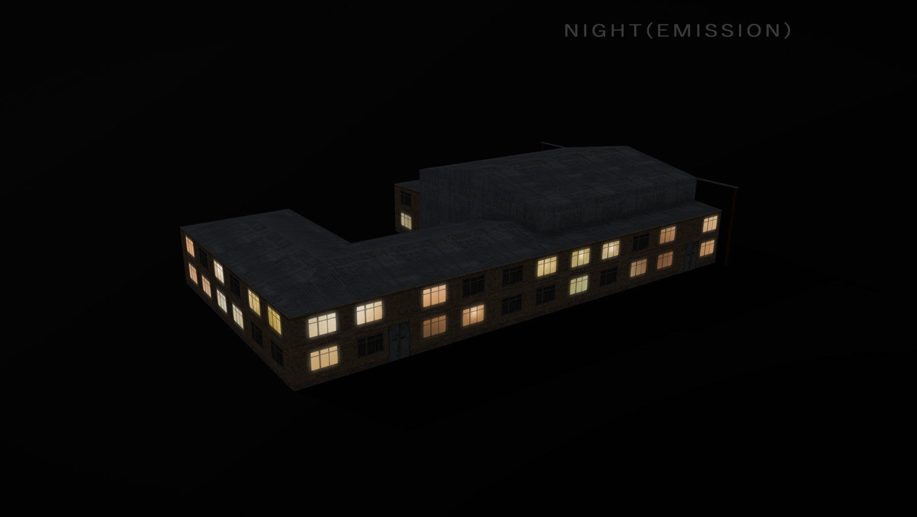 3D model Airport Hangar OAKB ATB Hangar VR / AR / low-poly | CGTrader