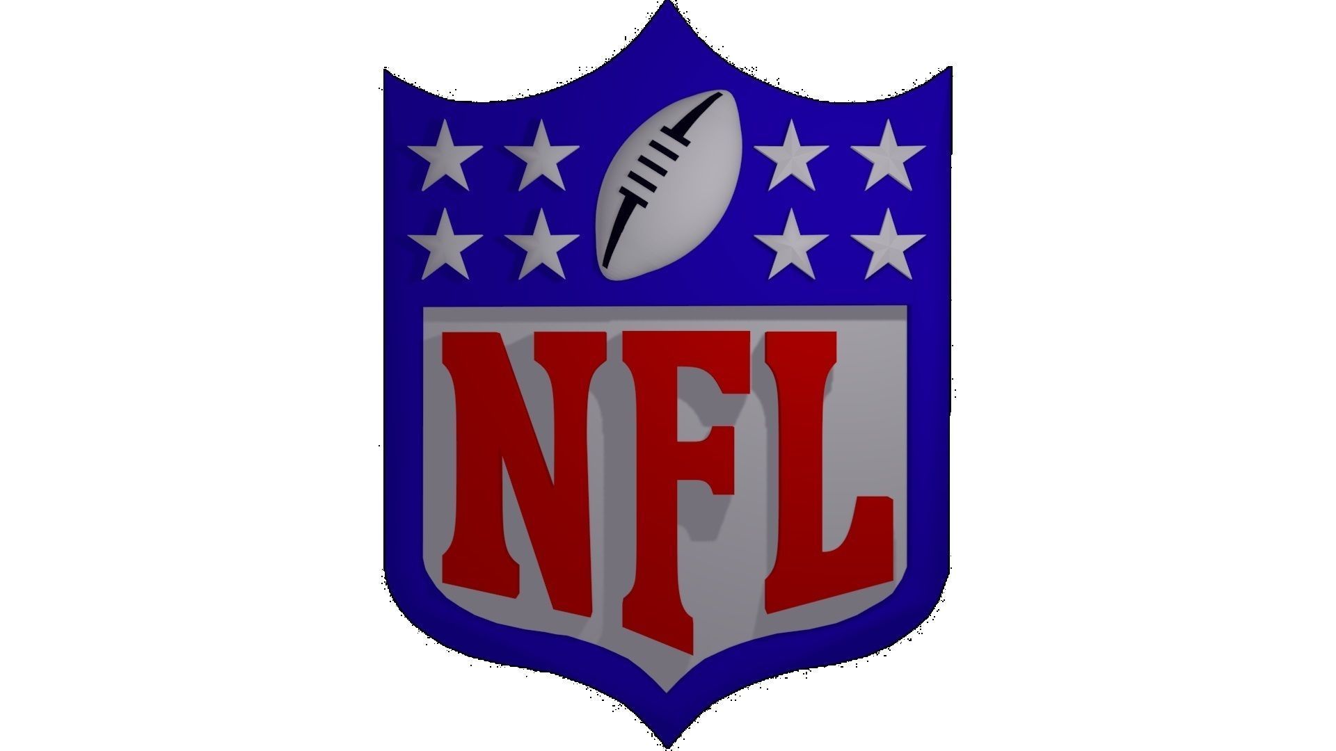 NFL-football logo 3D model | CGTrader