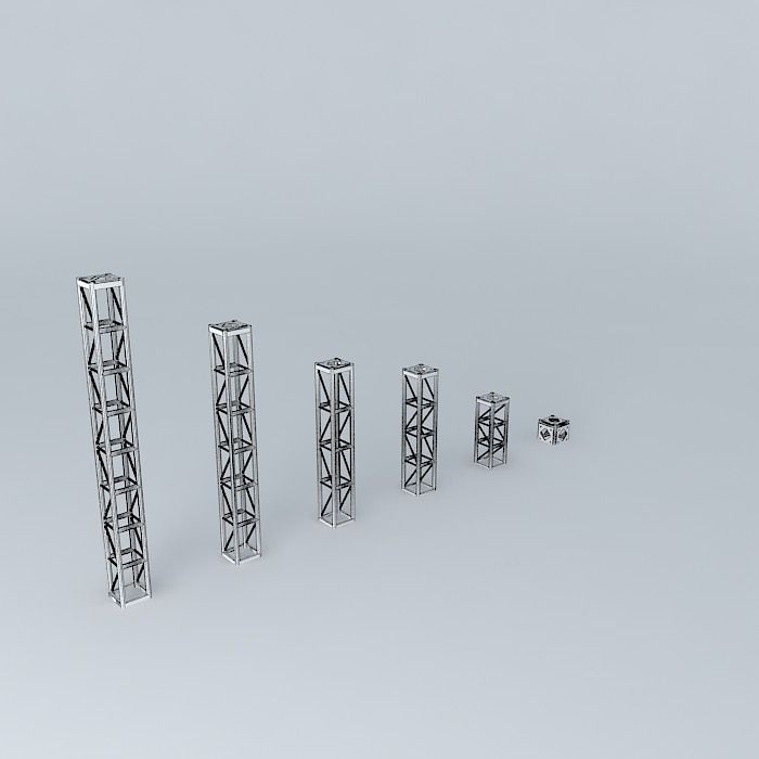 TRUSS tall metal structure free 3D model | CGTrader