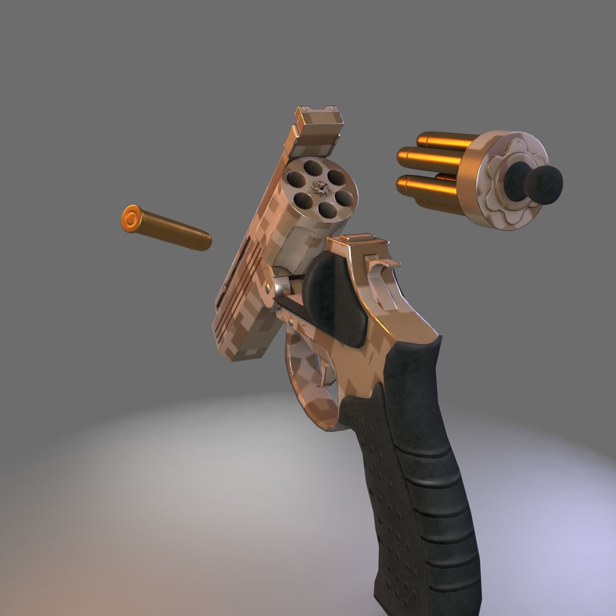 3D model MP 412 REX VR / AR / low-poly | CGTrader