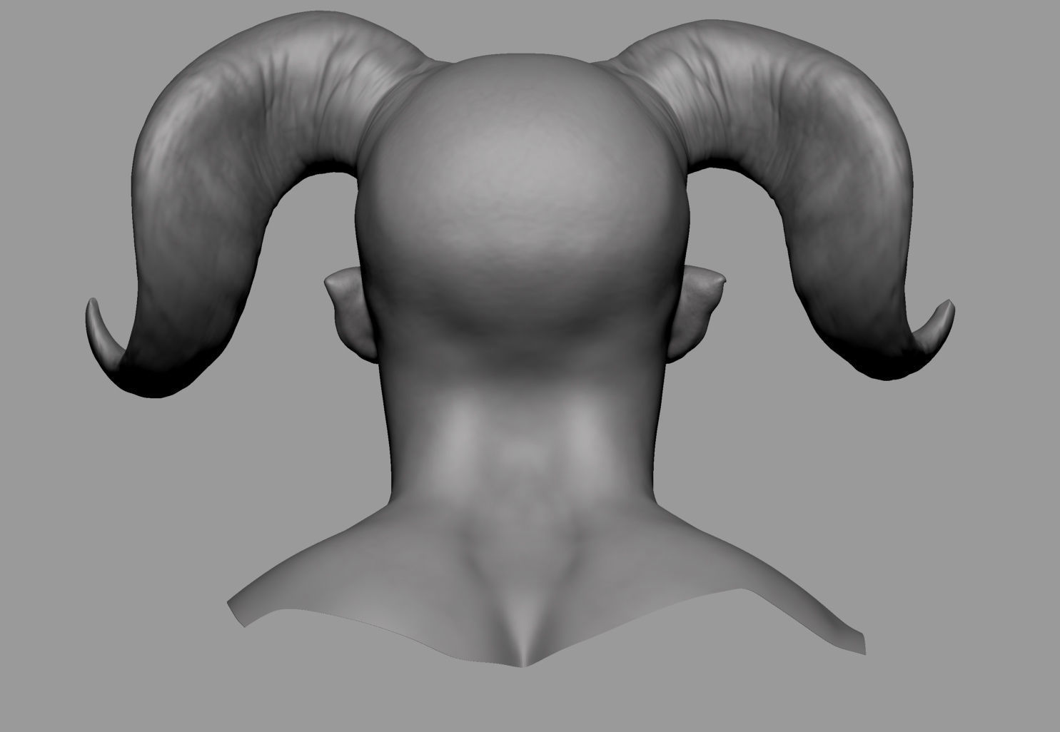 Creature Bust v2 3D model | CGTrader