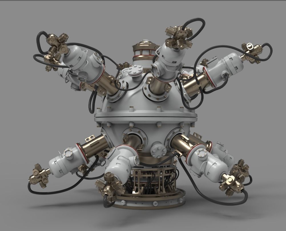 reactor steampunk robot 3D model | CGTrader