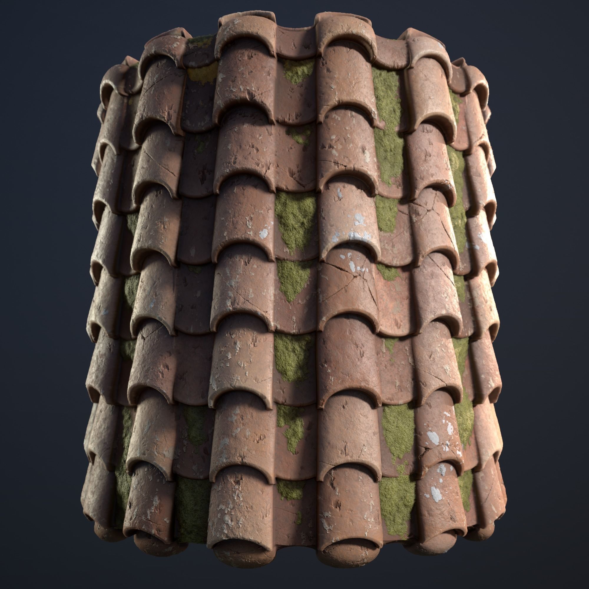 PBR Roof Tile Generator Texture | CGTrader