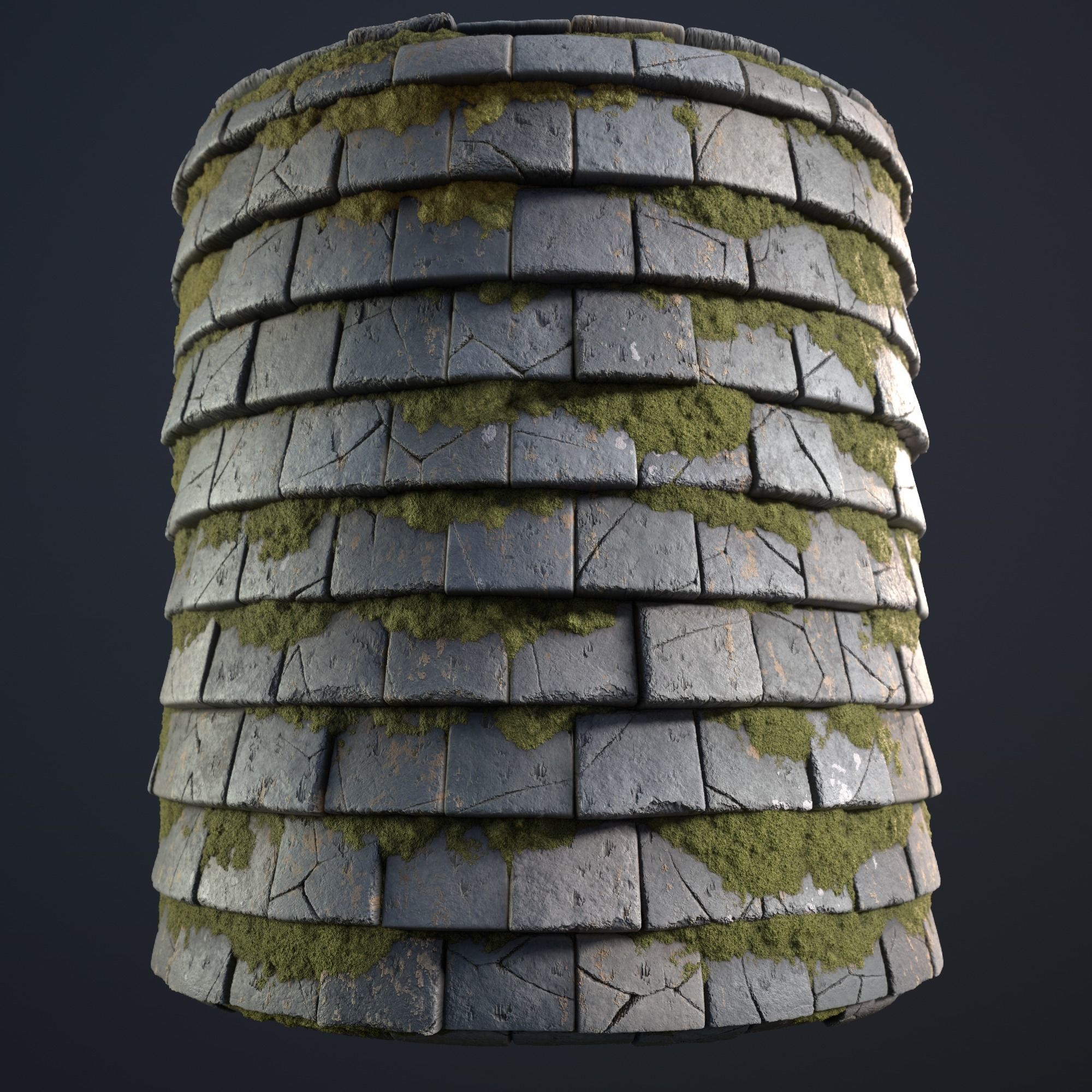 PBR Roof Tile Generator Texture | CGTrader